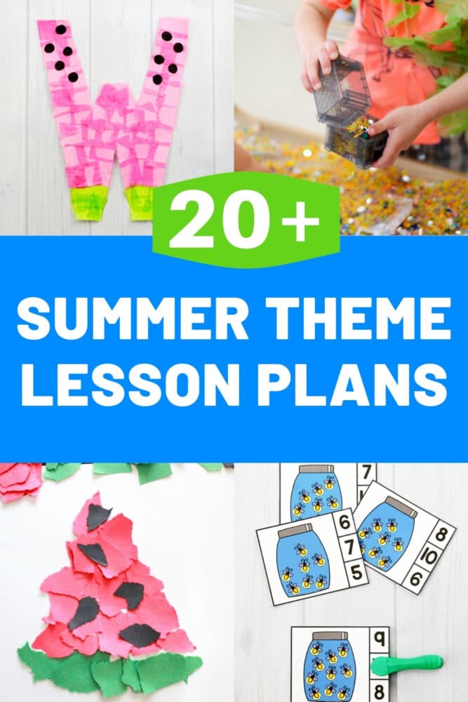 Fun Summer Lesson Plans For Preschool