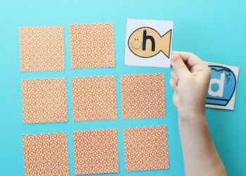 Free Printable Pet Fish Alphabet Matching Game for Kids