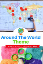 All Around the World Preschool Theme Lesson Plans - Life Over C's