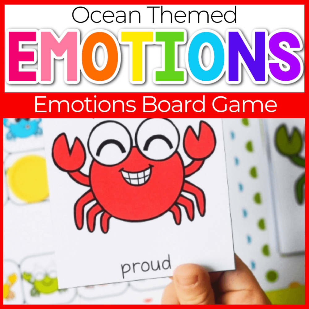 Free Printable Emotions Board Game for Kids