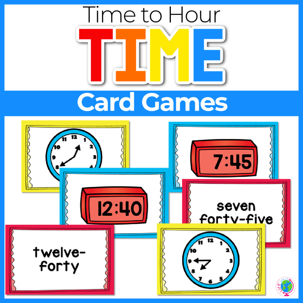 Pumpkin Theme Time Clip Cards - Life Over C's