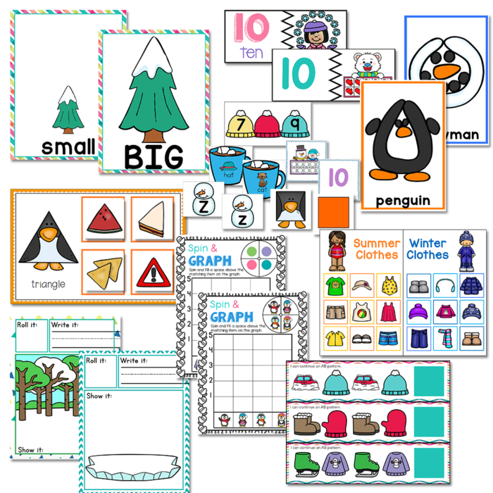 Freebie! ️☕ Winter I Spy Printable for Preschoolers