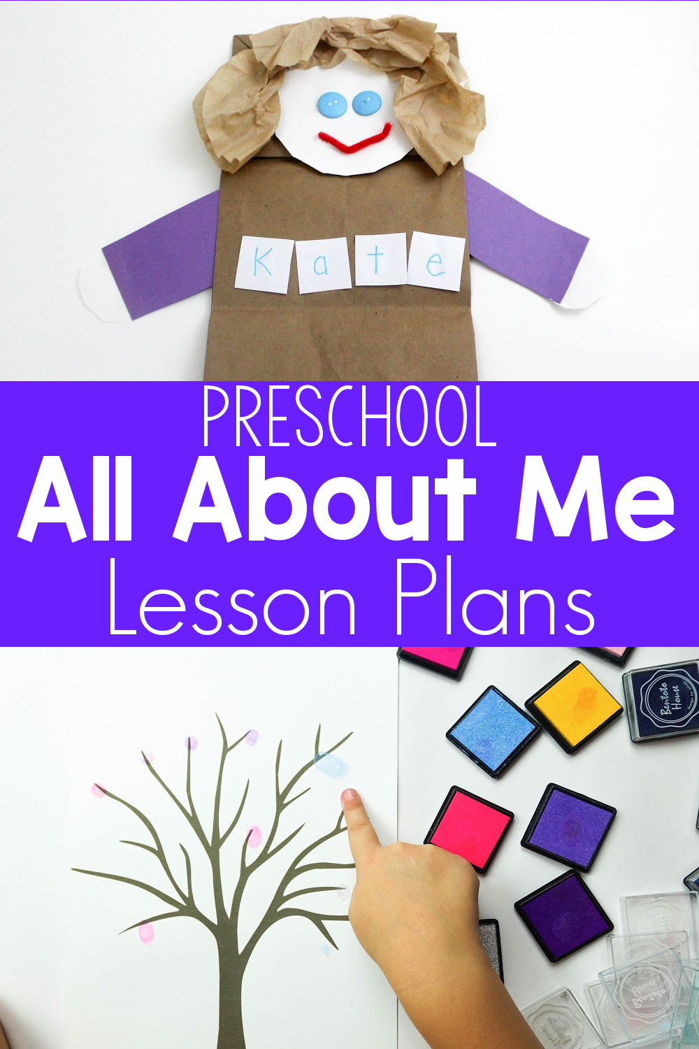 All About Me Preschool Theme Lesson Plan