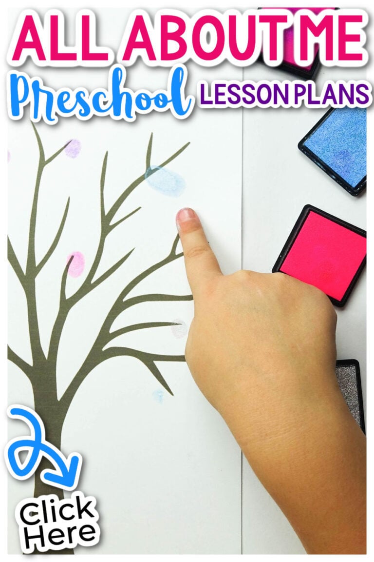 All About Me Preschool Lesson Plans