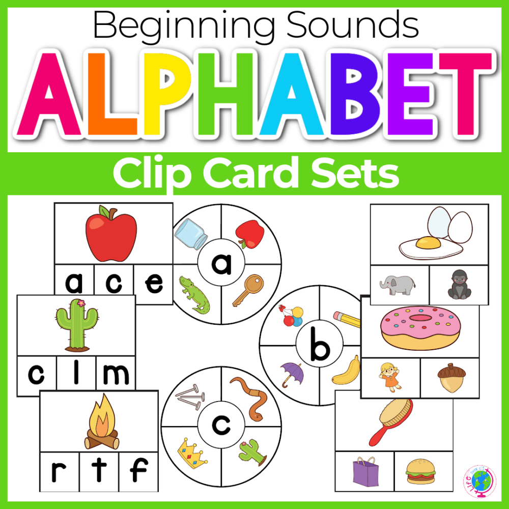 Huge Beginning Sounds Activity Pack for Phonemic Awareness