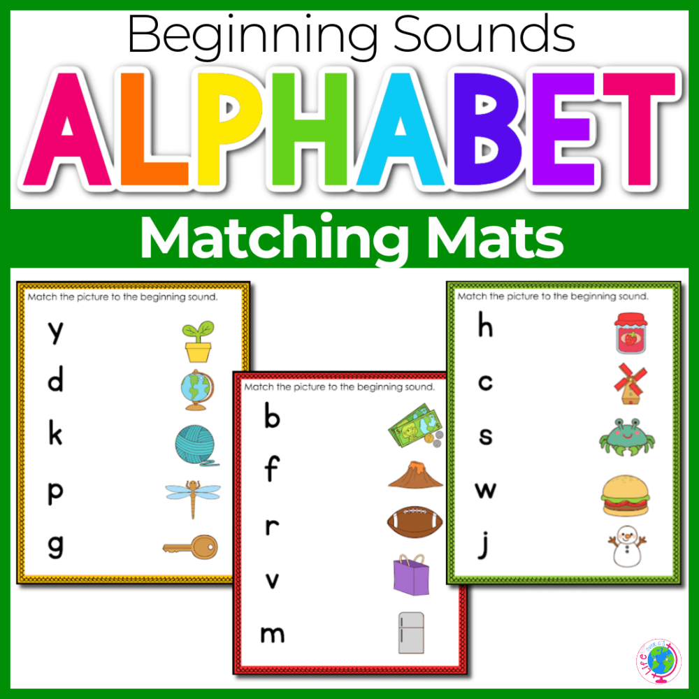 Huge Beginning Sounds Activity Pack for Phonemic Awareness