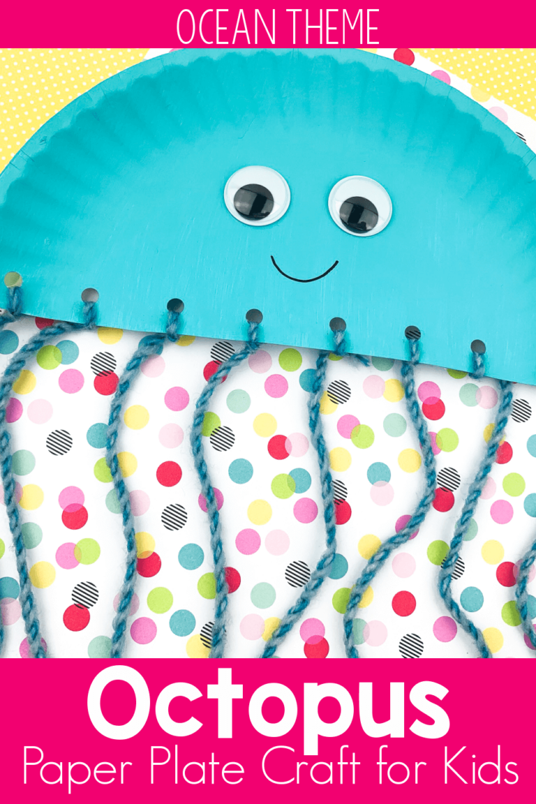 Easy Paper Plate Octopus Craft for Kids 🐙