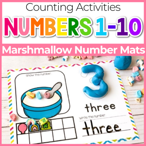 Free Printable Dog Counting Cards for Numbers 1-5 - Life Over C's