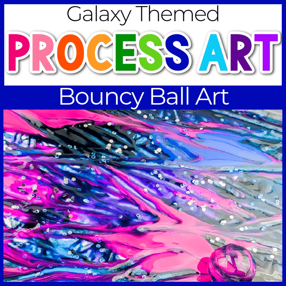 Glitter Printing Process Art