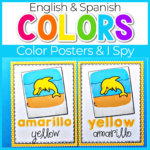 Free Printable Ocean Colors Posters for Preschool