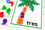 Free Printable Chicka, Chicka, 1, 2, 3 Counting Mats for Preschool