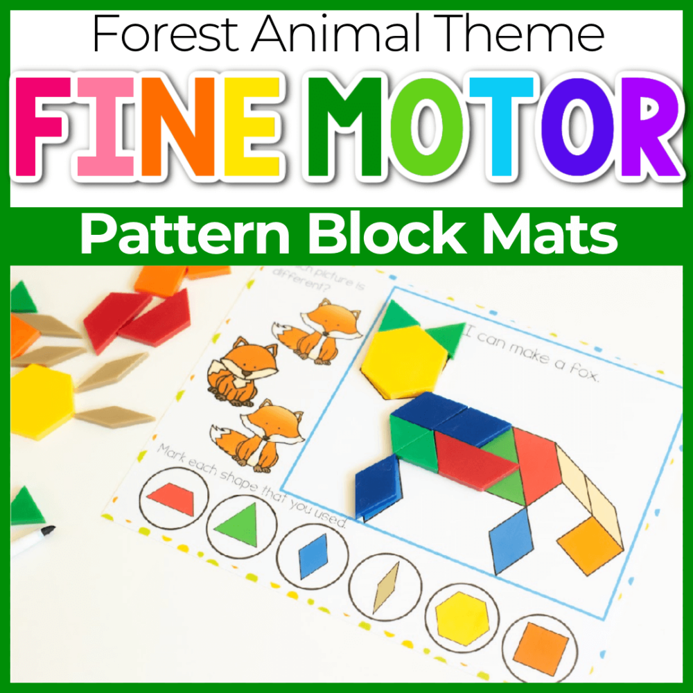 Printable Pattern Block Templates and Activities for Kids