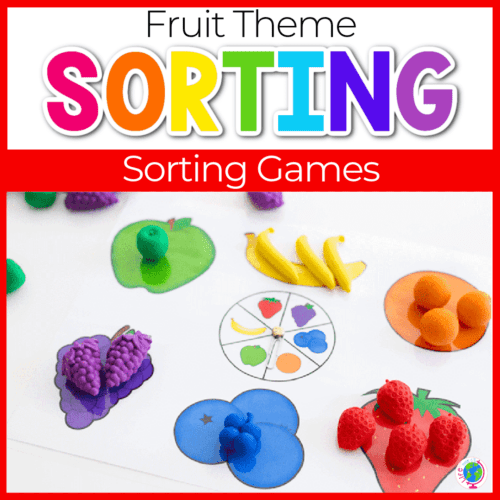 Free Printable Fruit Matching and Sorting Games for Preschool