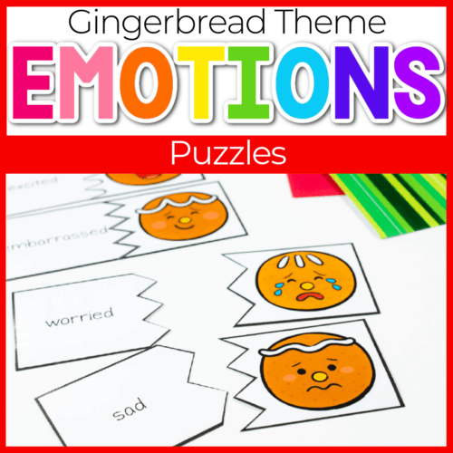 Gingerbread Emotions Mini Book - Life Over C's