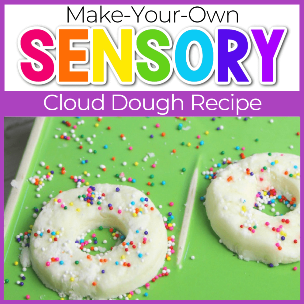 If You Give a Dog a Donut Lesson Plan with Cloud Dough