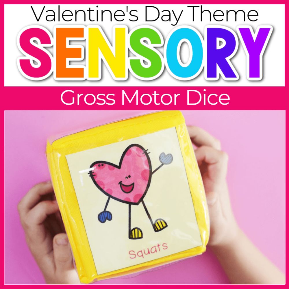 Free Printable Valentine's Day Gross Motor Exercises for Kids