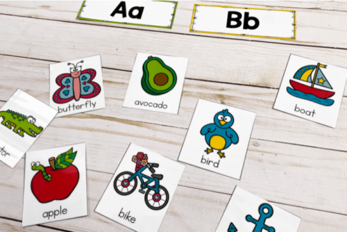 Free Printable Alphabet Beginning Sounds Sorting Activity