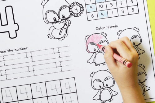 Free Printable Fall Number Tracing Worksheets for 1-20