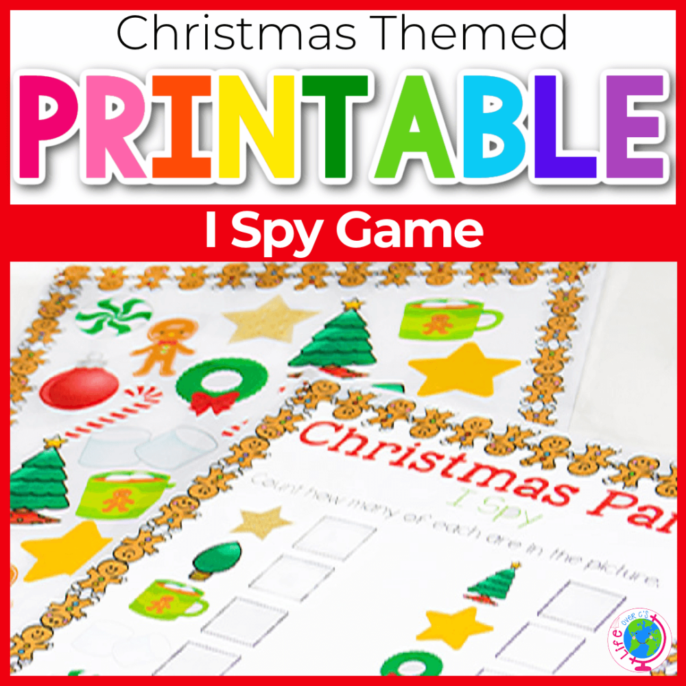 Free Printable Christmas I Spy Activity - Life Over C's
