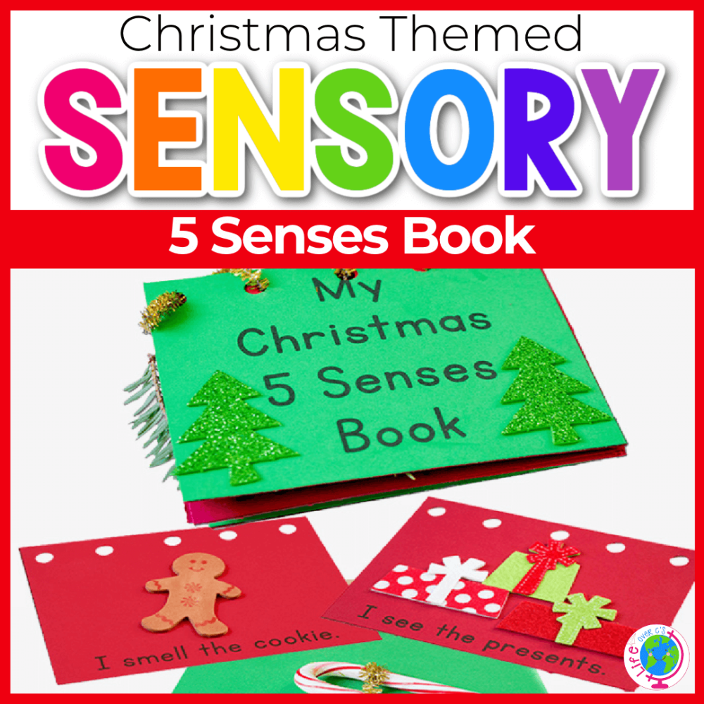 Free Printable Christmas Five Senses Book - Life Over C's