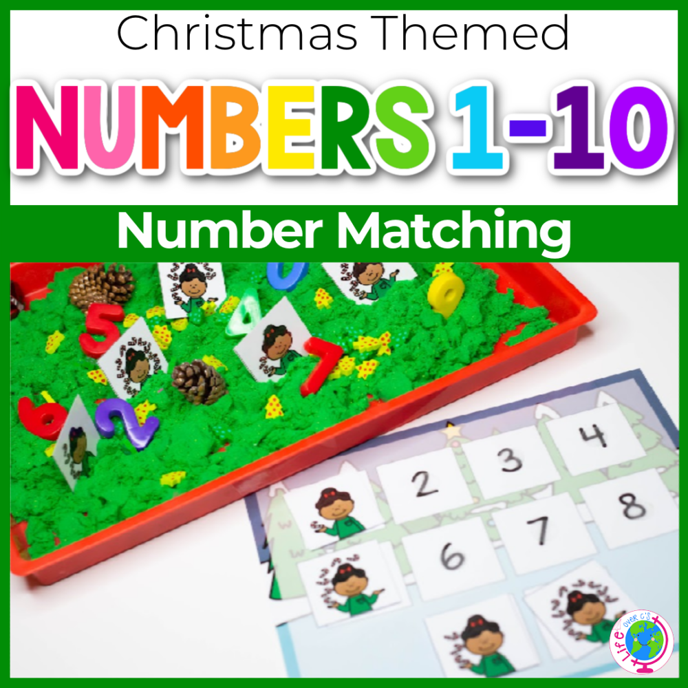 Free Christmas Roll and Cover Number Recognition Games