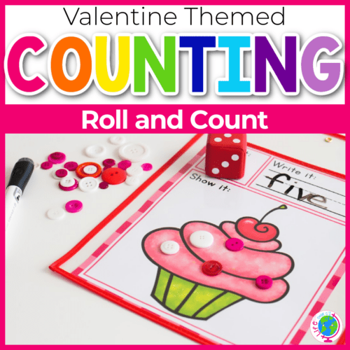 Valentine Counting Grid Games for Pre-K and Preschool