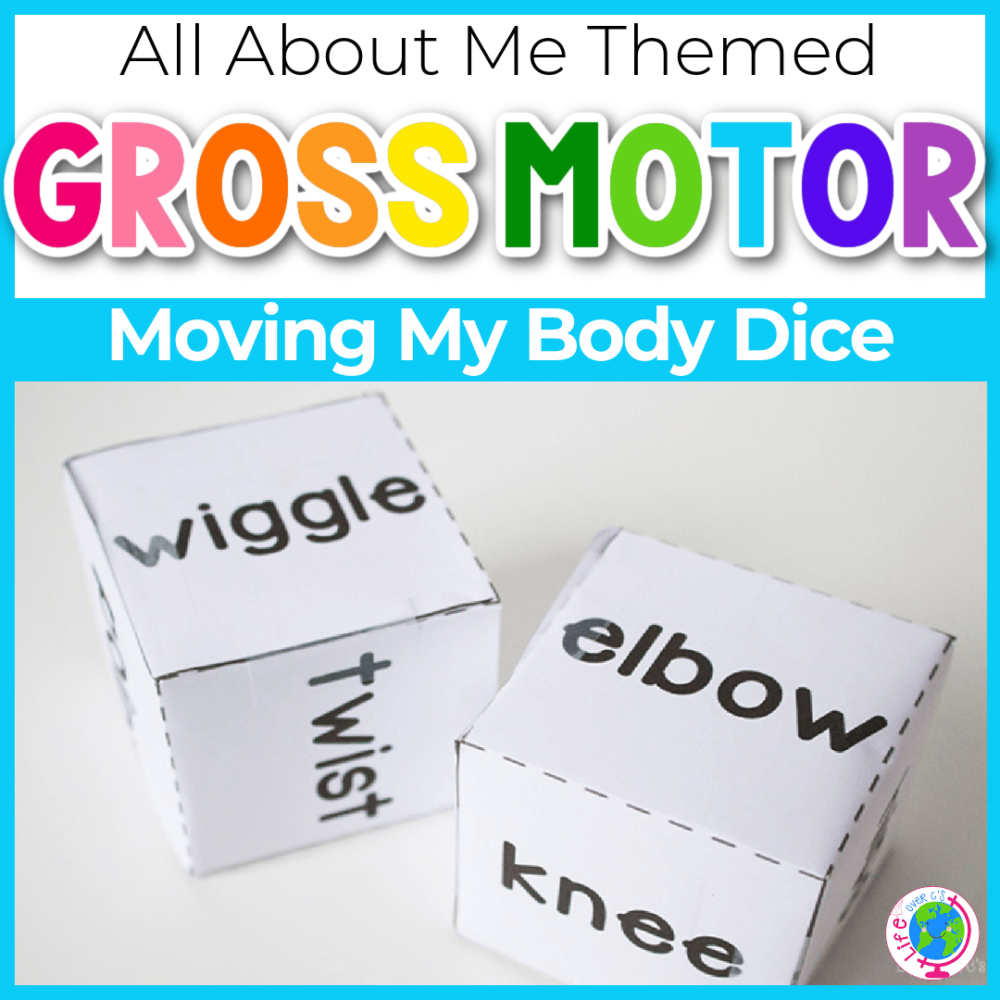 Free Printable "Moving My Body" Gross Motor Game for Kids