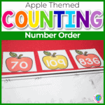 Free Apple Theme Number Order Printable Activity