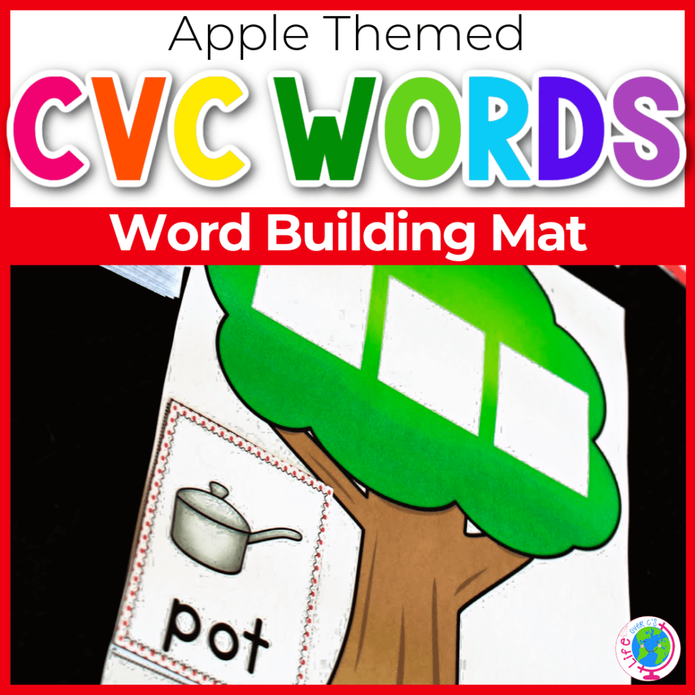 30+ Kindergarten CVC Word Printables and Activities - Life Over C's