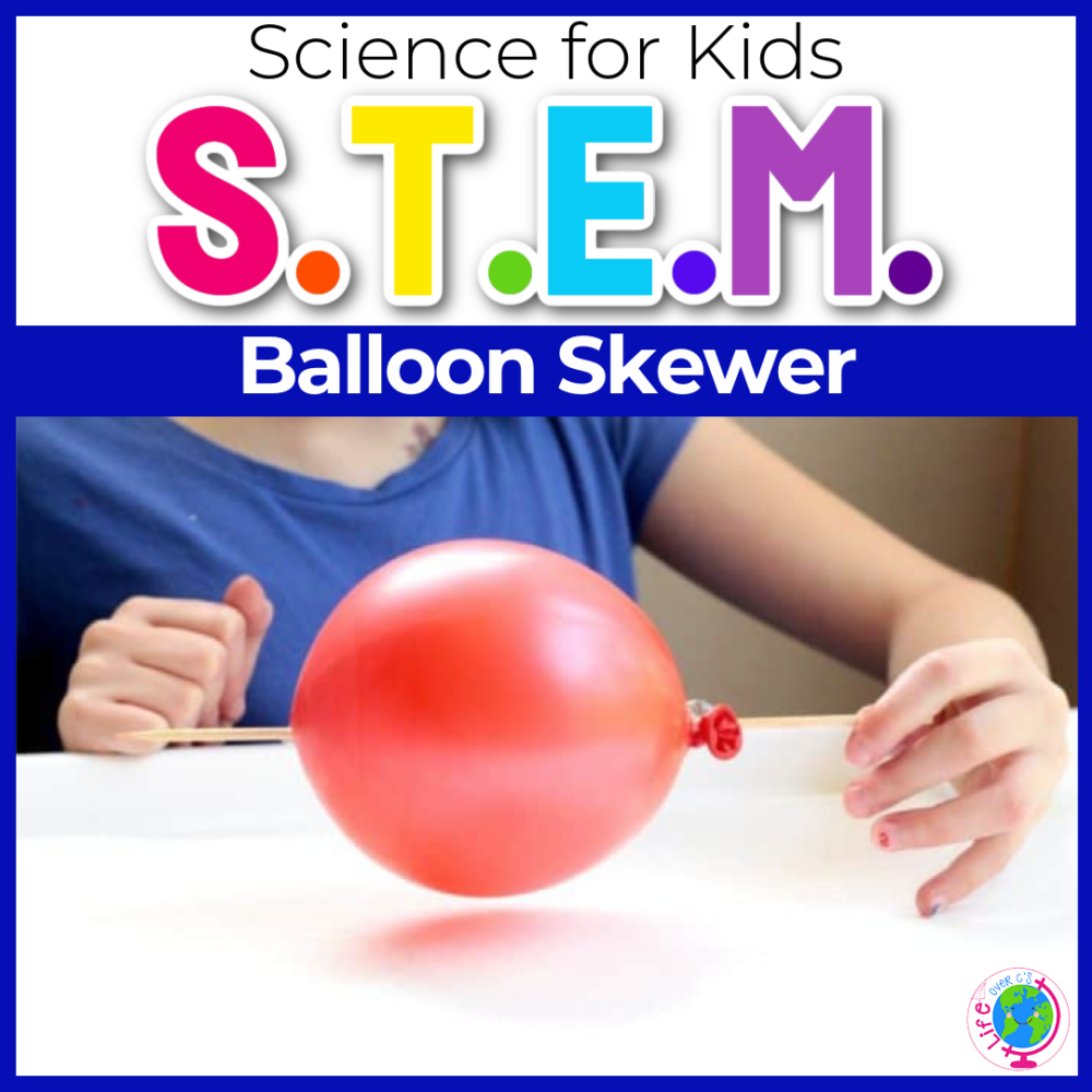 Fun Balloon Skewer Science Experiment for Kids