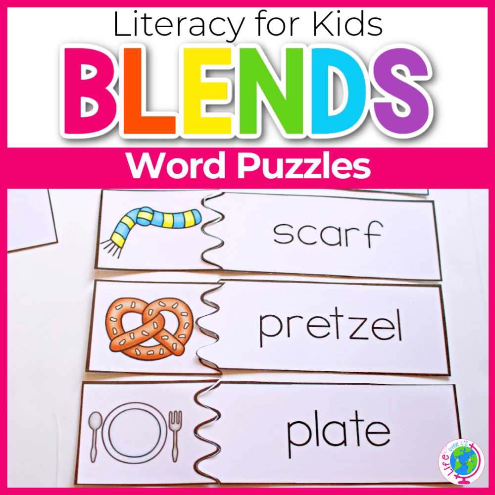 Free Printable Beginning Blends Word Puzzles - Life Over C's
