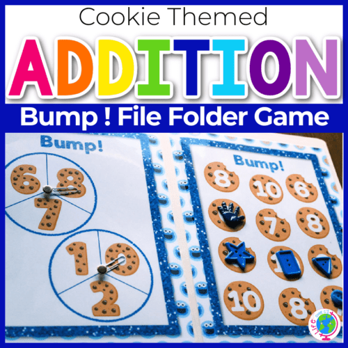 Free Printable Cookie Bump! Game for Addition