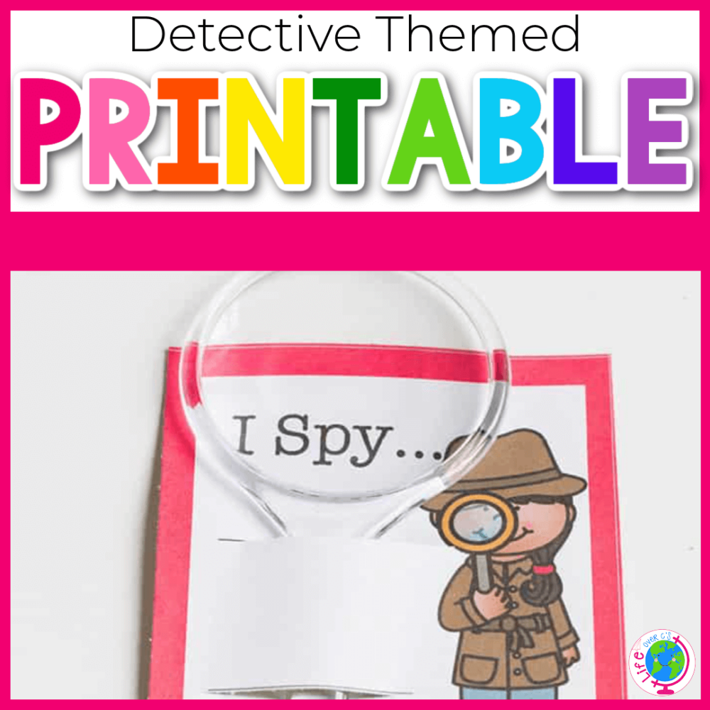 Free Printable Detective I Spy Valentine Cards - Life Over C's