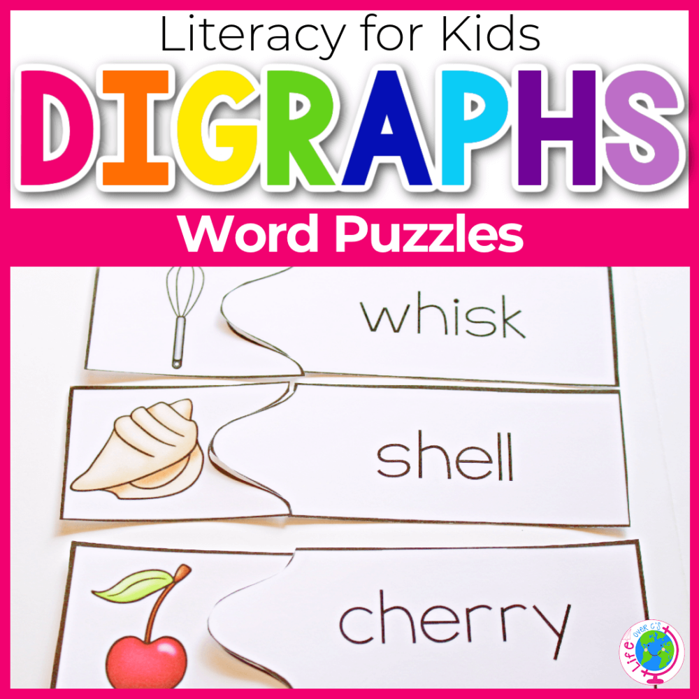Free Printable Digraphs Word Puzzles - Life Over C's