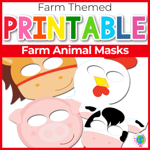 Free Printable Farm Animal Masks That Your Kids Will Love - Life Over C's