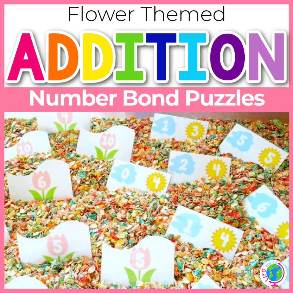 Free Printable Flower Number Bond Puzzles - Life Over C's
