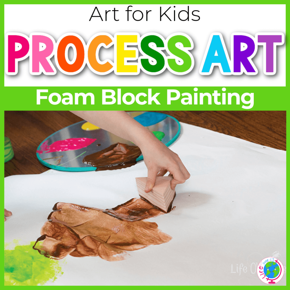 Foam Block Process Art Exploration