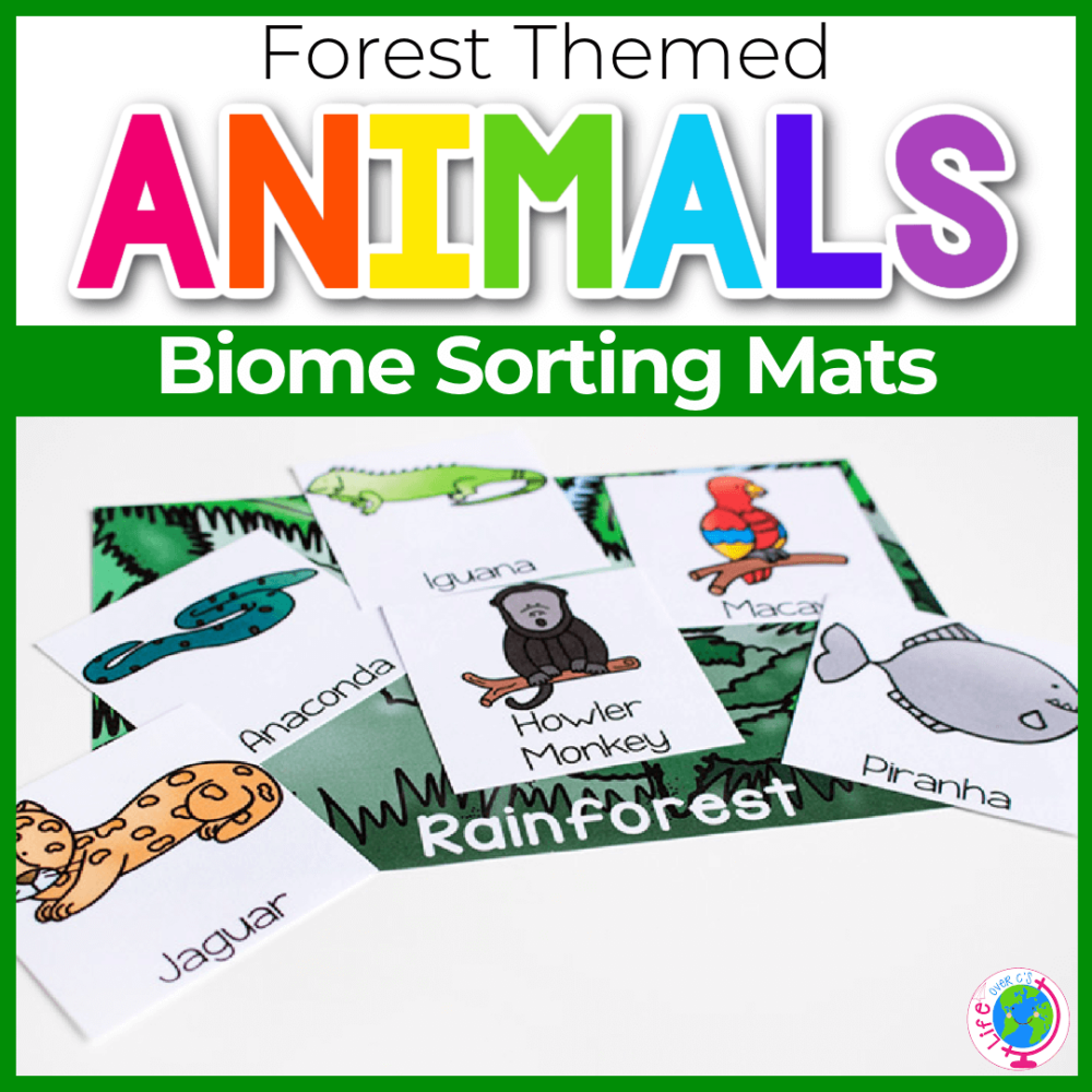Free Printable Forest Animal Graphing Activity