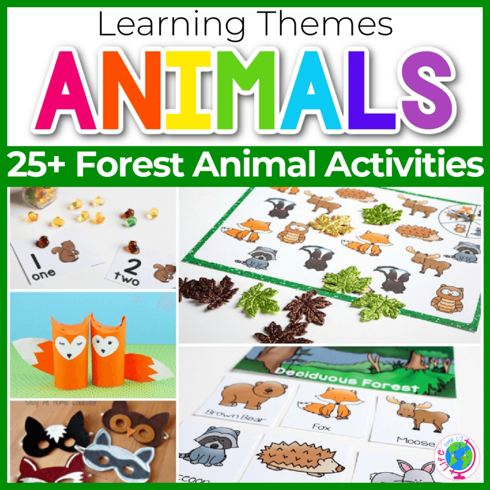Free Printable Forest Animal Graphing Activity