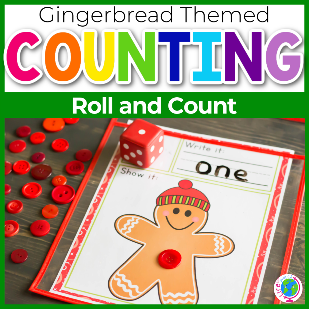 Free Printable Gingerbread Shape Play Dough Mats - Life Over C's