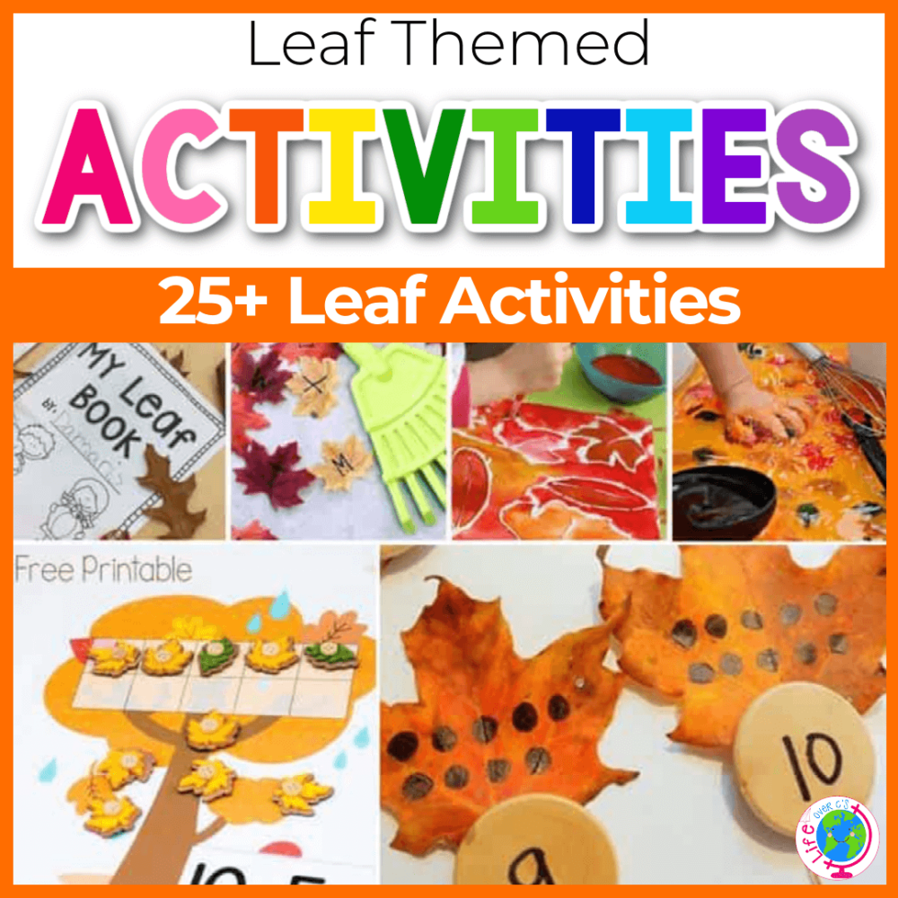 Hands-on Fall Leaf Pattern Activity for Preschoolers