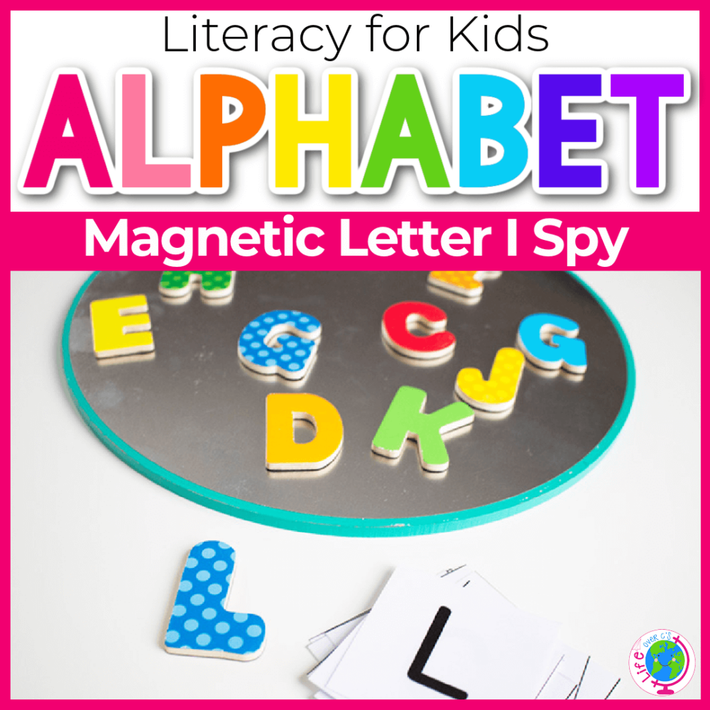 Easy Magnetic Letter Alphabet I Spy Game