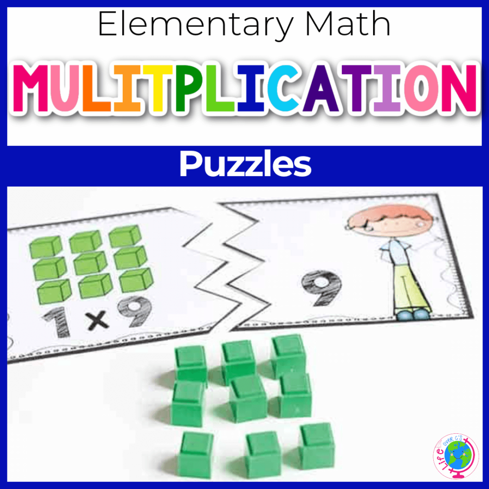 Free Printable Multiplication Puzzles for Multiples of 1-10