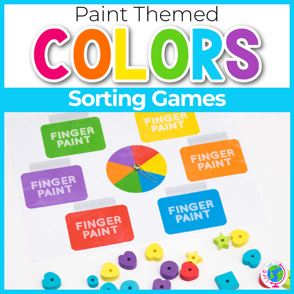 Color Sorting Castle for Preschoolers