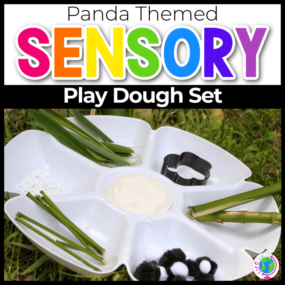 Easy Panda Bear Play Dough Activity - Life Over C's