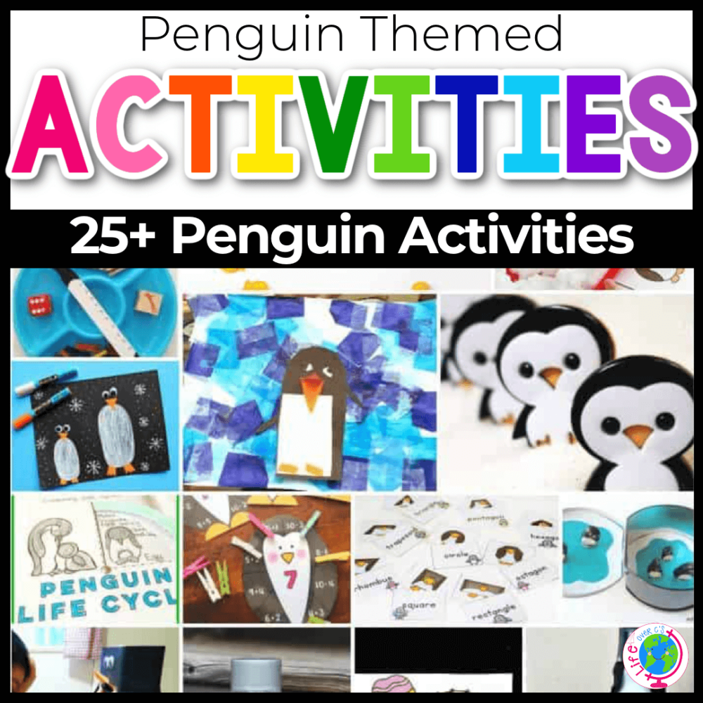 Free Printable Penguin Shapes Fine Motor Mats for Kids
