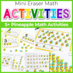Free Printable Pineapple Mini Eraser Math Activity Pack