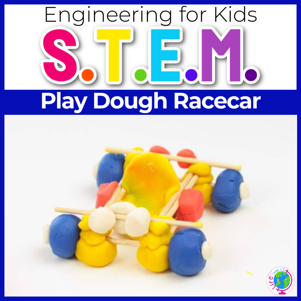 Fun Play Dough Engineering: Build a Race Car