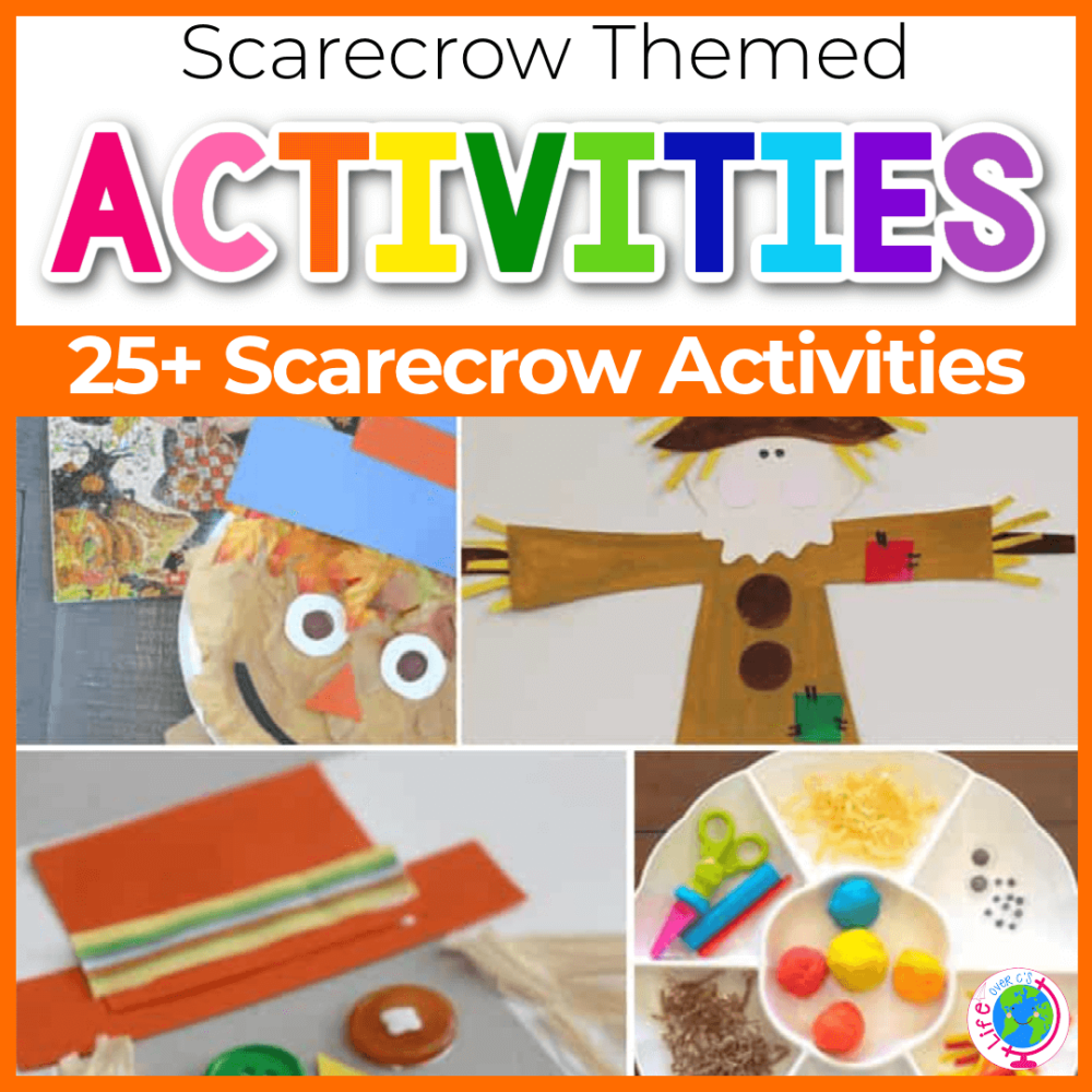 Free Printable Cut & Paste Scarecrow Craft Template