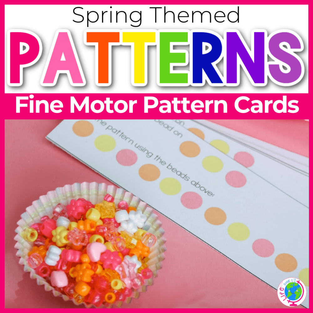 Making Patterns with Beads Plus Free Printable Patterning Cards - Life ...